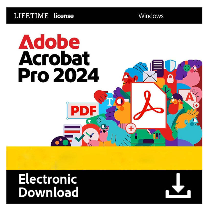 ADOBE ACROBAT PRO 2024 Lifetime License | Windows | Digital Delivery ...